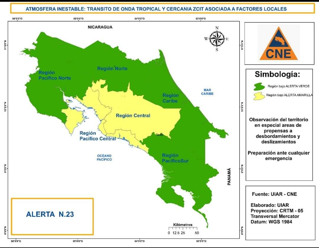 Costa Rica en Alerta por Ondas Tropicales y Condiciones Atmosféricas ...