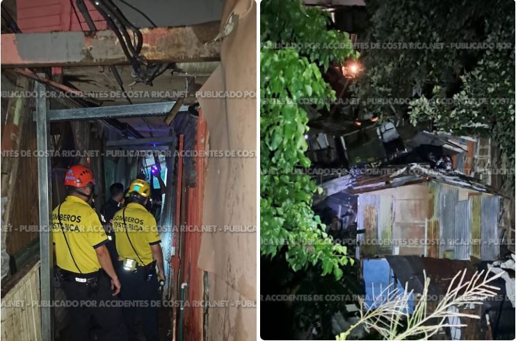Rescatan a 20 personas tras colapso de viviendas en Guararí de Heredia ...